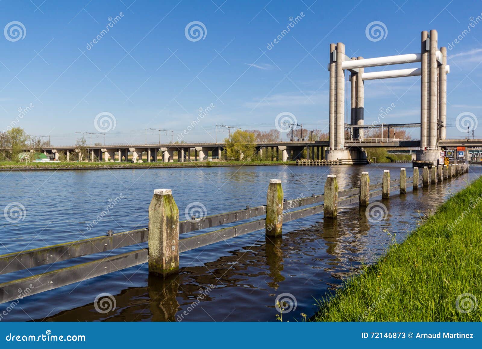 Rail Lifting Bridge Netherlands Stock Photos - Free & Royalty-Free ...