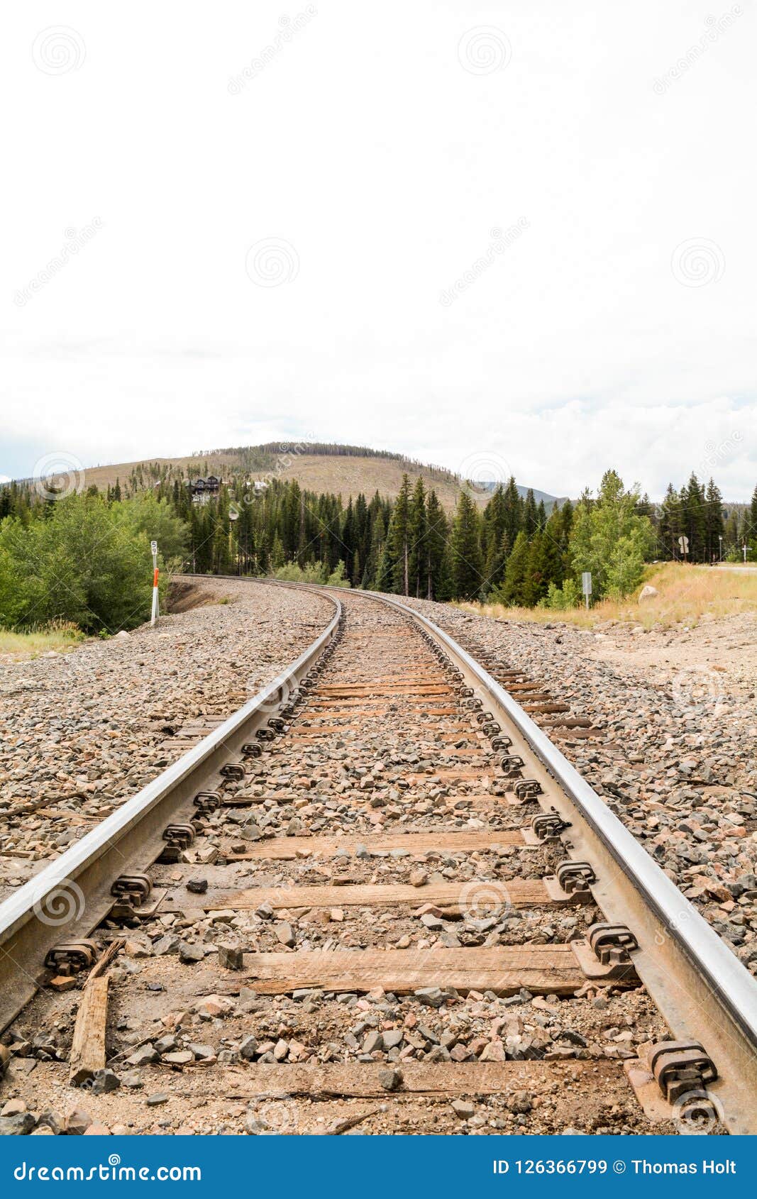 Railroad Track at Low Angle Stock Image - Image of travel, vehicle ...
