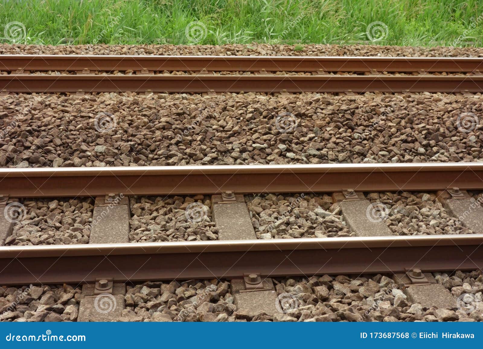 An endless railroad track stock photo. Image of retro - 173687568