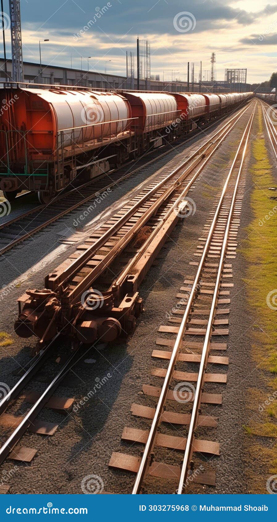 Rail Operations Tanks and Wagons Patiently Wait for Loading Duties ...