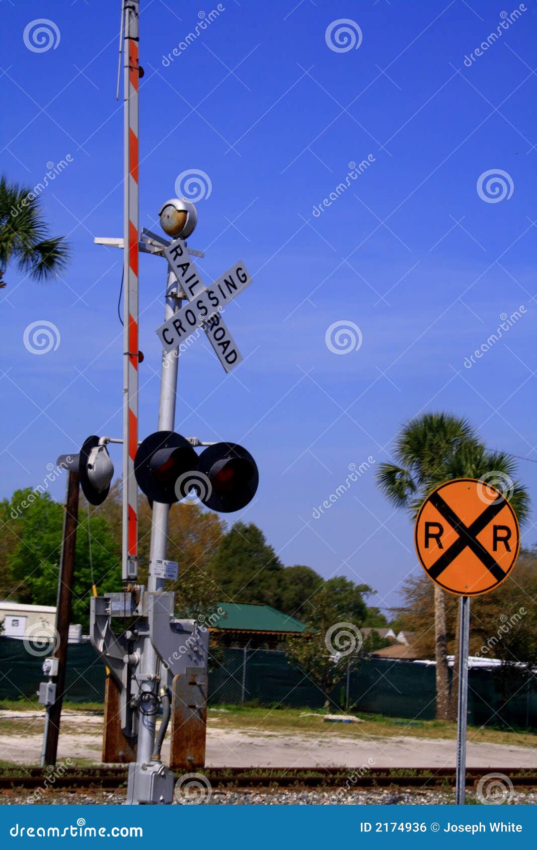 Rail road gate stock photo. Image of road, xing, gate - 2174936