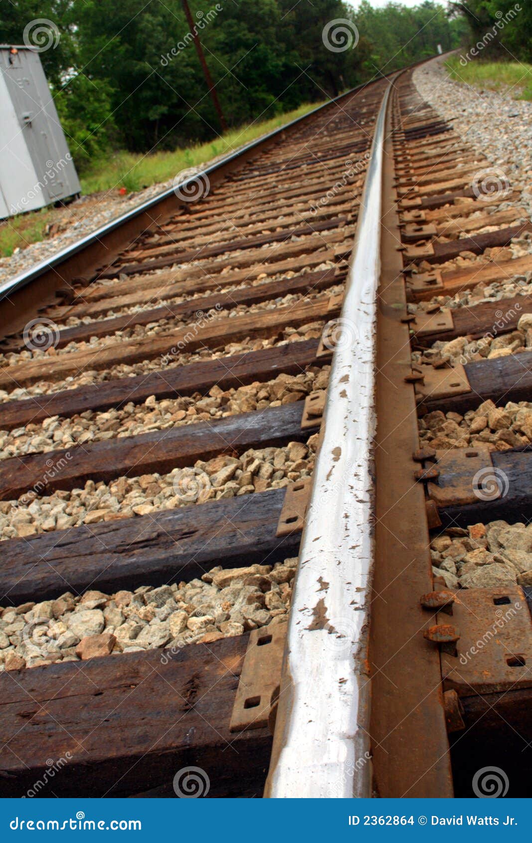 Rail-road Tracks Background Stock Photography | CartoonDealer.com #463004