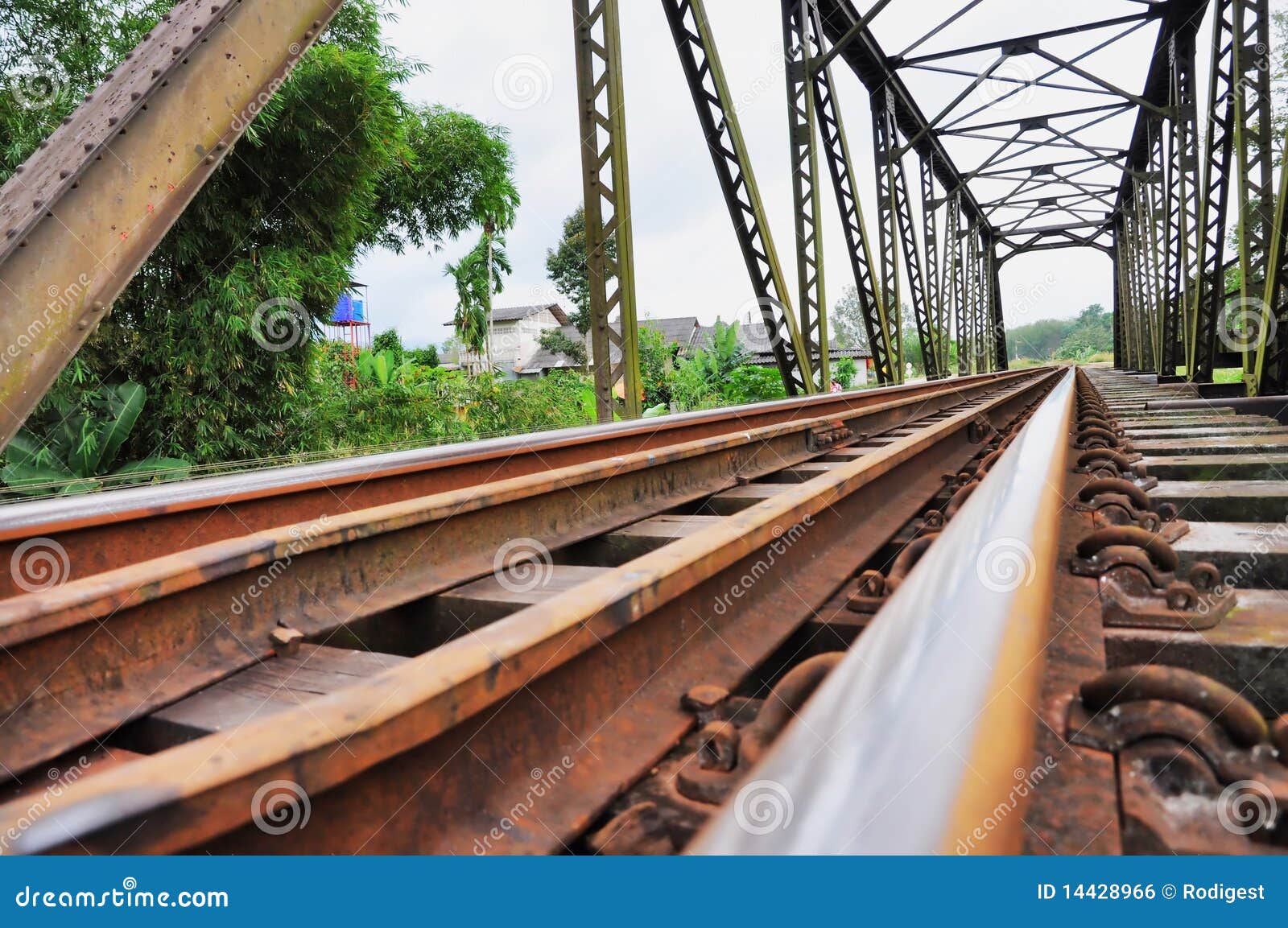 Rail Rust Last Long stock photo. Image of distance, iron - 14428966
