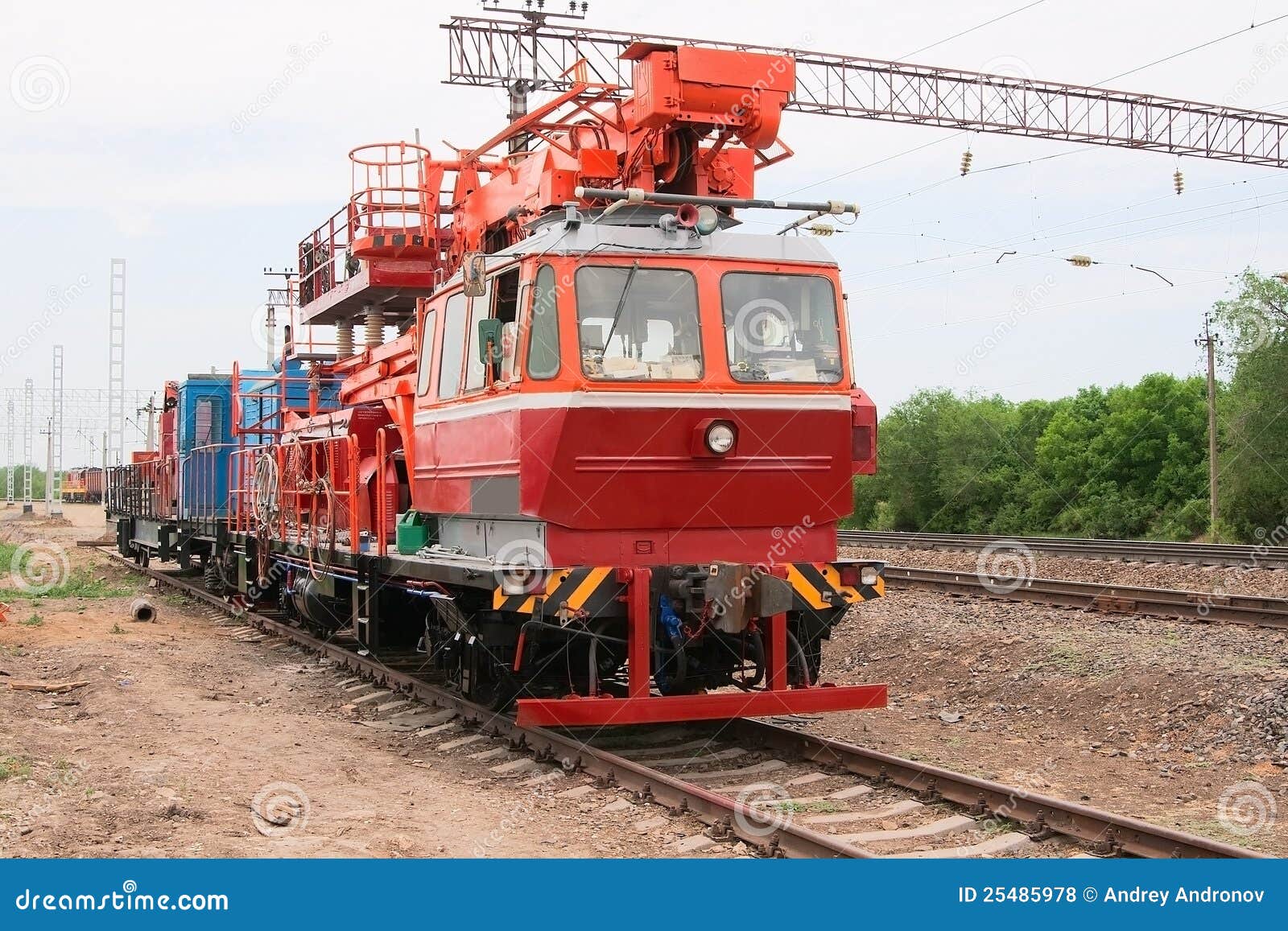 Rail service vehicle_2 stock photo. Image of help, support - 25485978