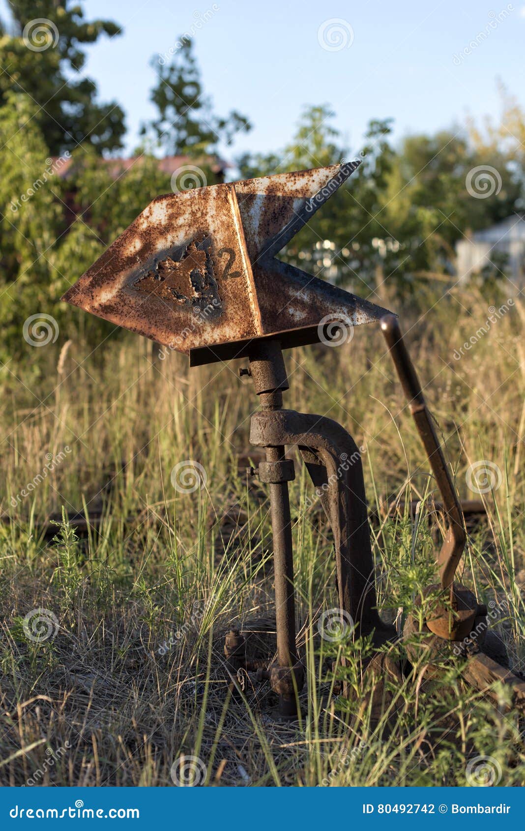 Rail Shooter in an Abandoned Stock Photo - Image of corrosion ...