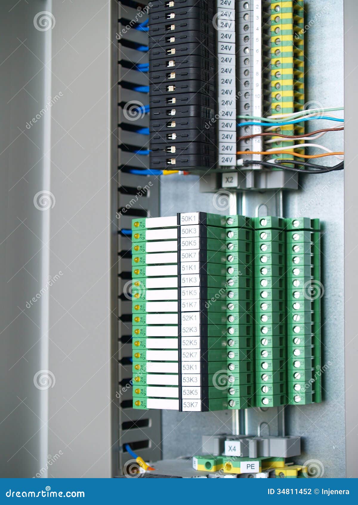 Rail Terminal Box stock photo. Image of electronic, protection - 34811452