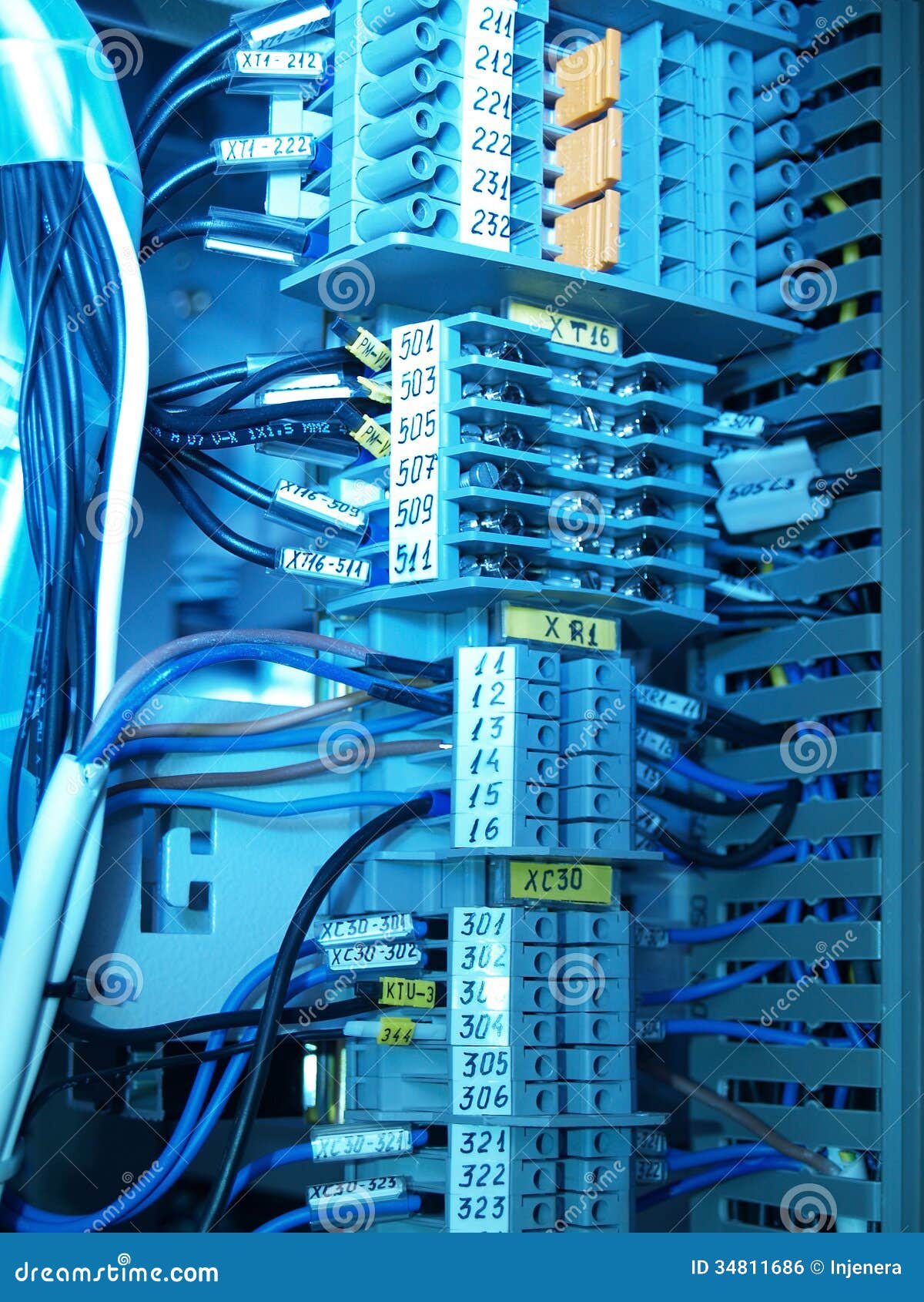 Rail Terminal Box stock photo. Image of communication - 34811686