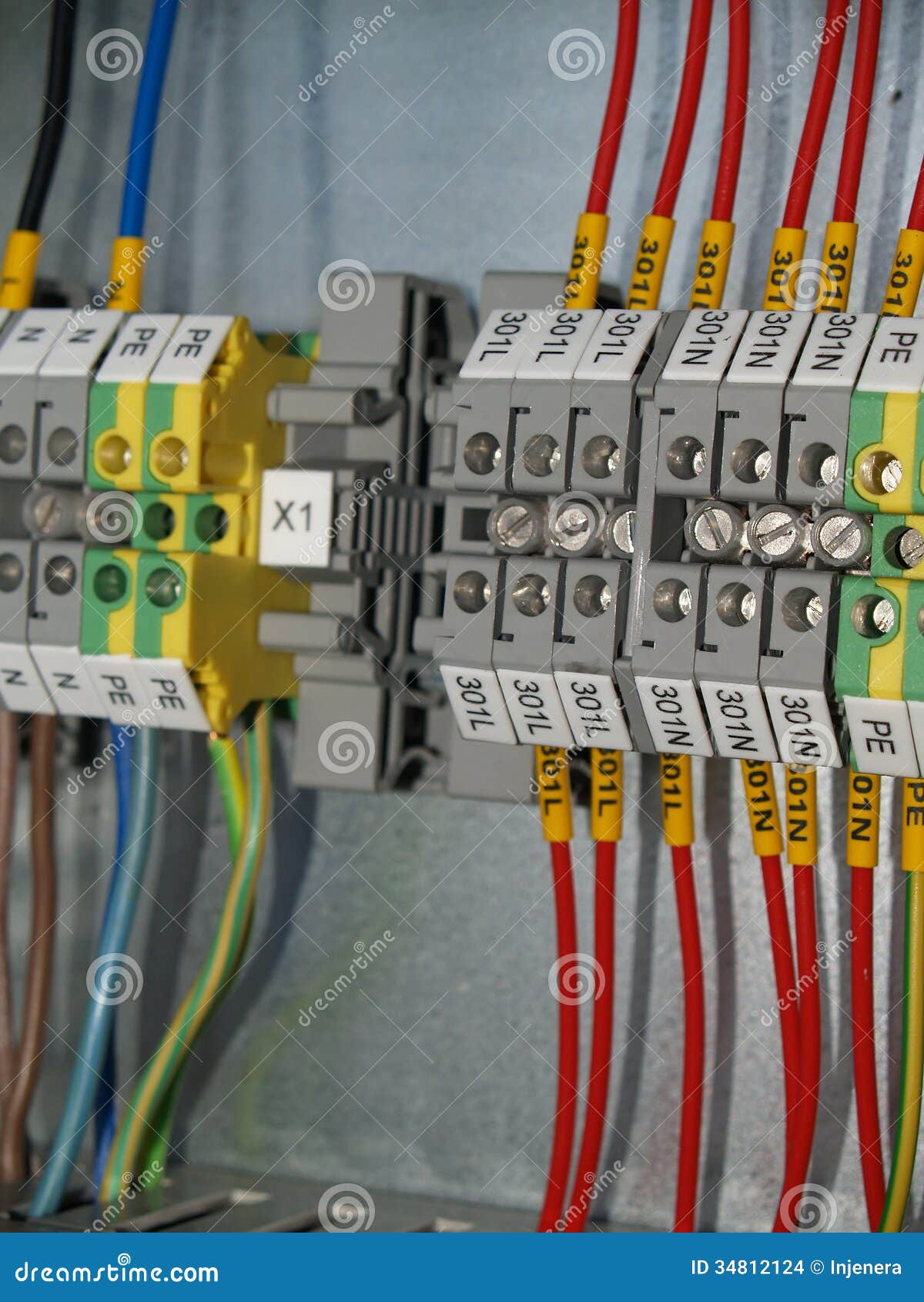 Rail Terminal Box stock photo. Image of communication - 34812124