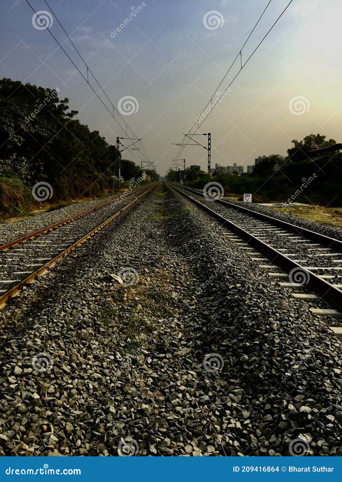 Rail track photo stock photo. Image of track, rail - 209416864