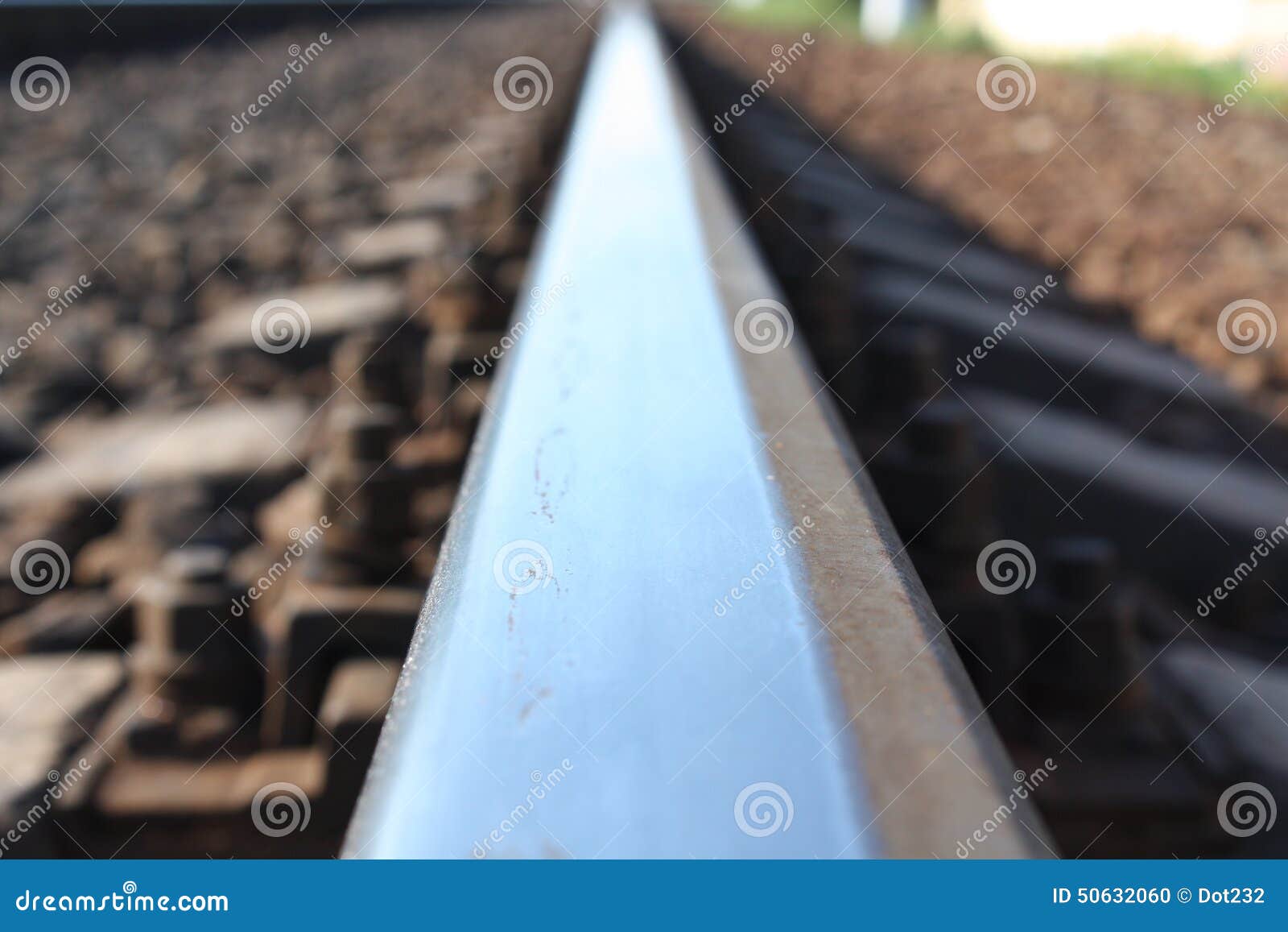 Rail track stock photo. Image of receding, blur, detail - 50632060