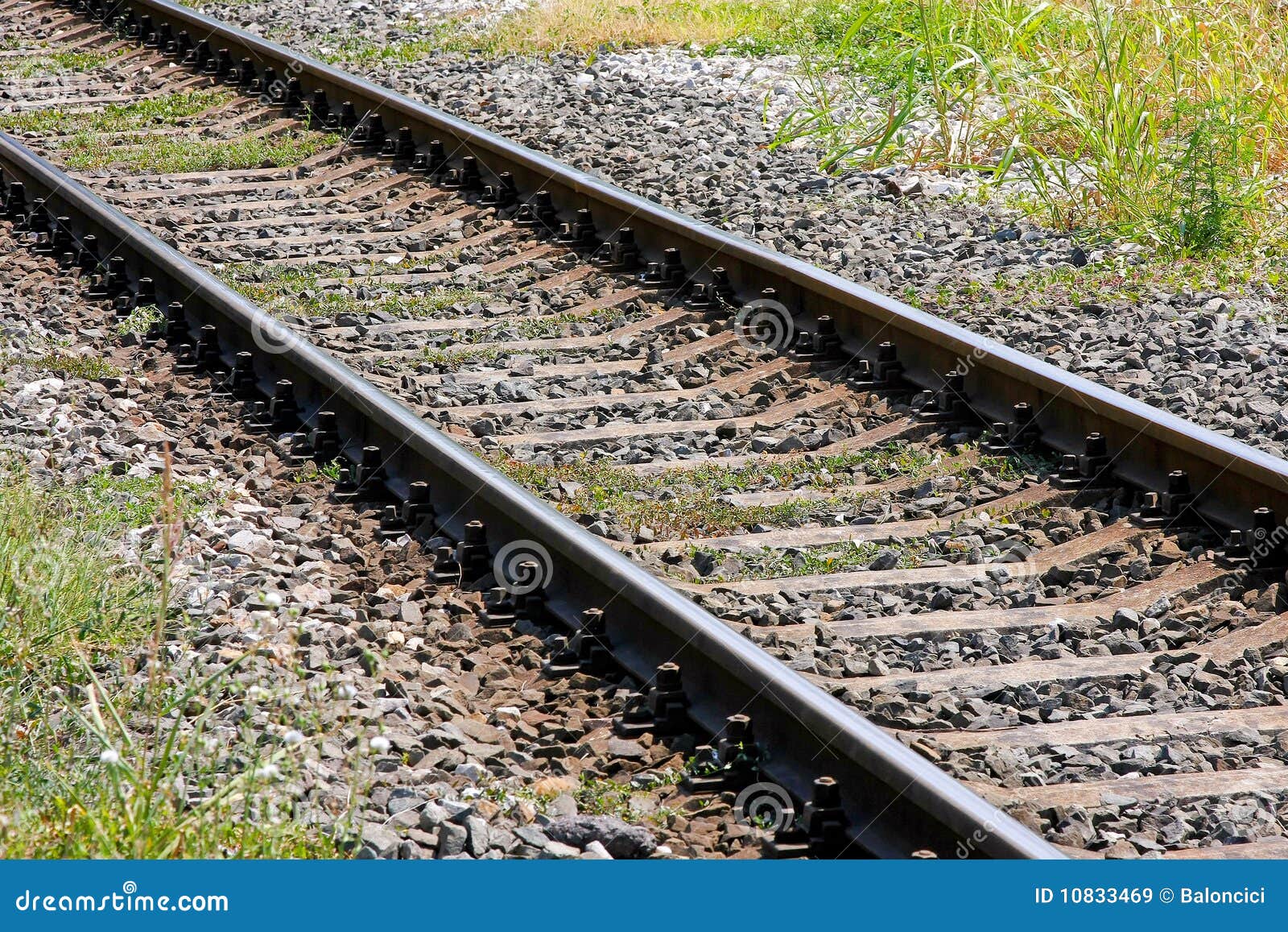 Rail tracks stock image. Image of train, tracks, transportation - 10833469