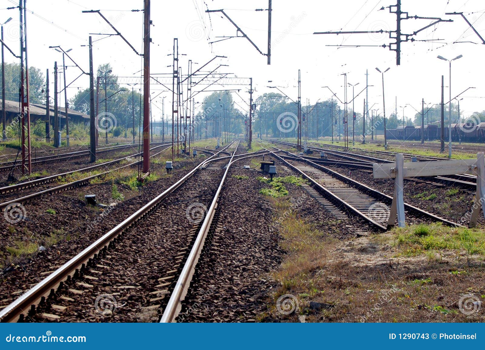 Rail Tracks Maintenance Process. Repairing Railway. Stock Photography ...