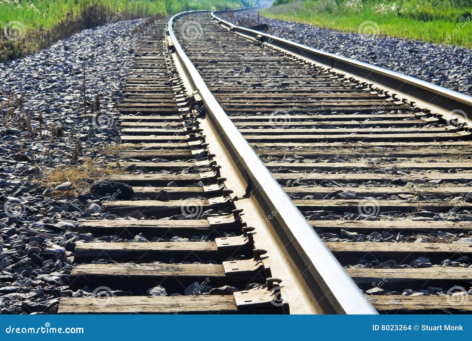 Rail tracks stock photo. Image of travel, horizon, railway - 8023264