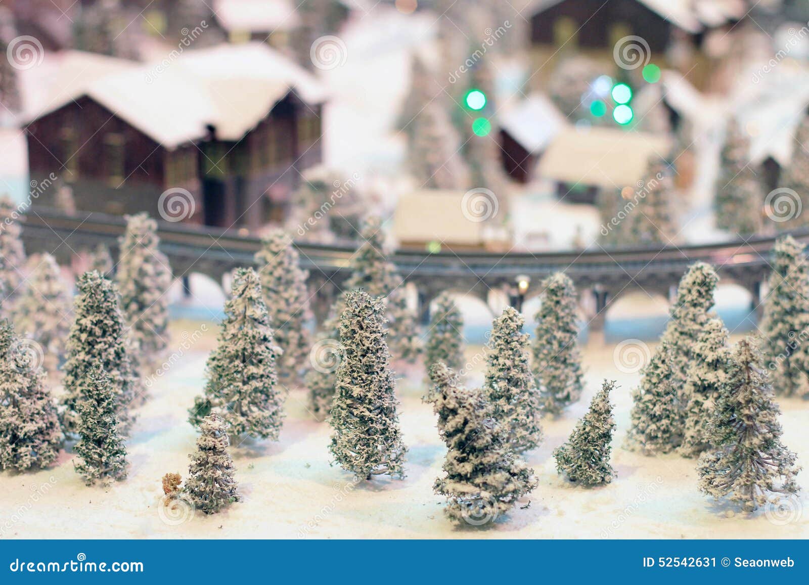 A Rail Transport Modelling on Snow Day Stock Image - Image of hobbie ...