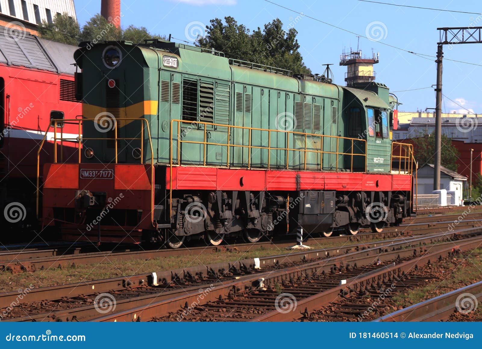 Rail transport vehicle editorial stock image. Image of ties - 181460514