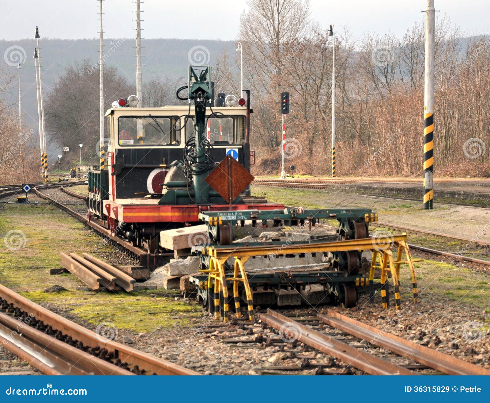 Rail Trolley Royalty-Free Stock Photography | CartoonDealer.com #24462359