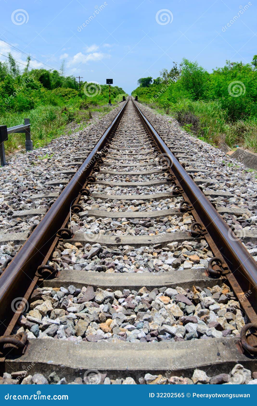 Rail way stock image. Image of skyscape, scenic, journey - 32202565