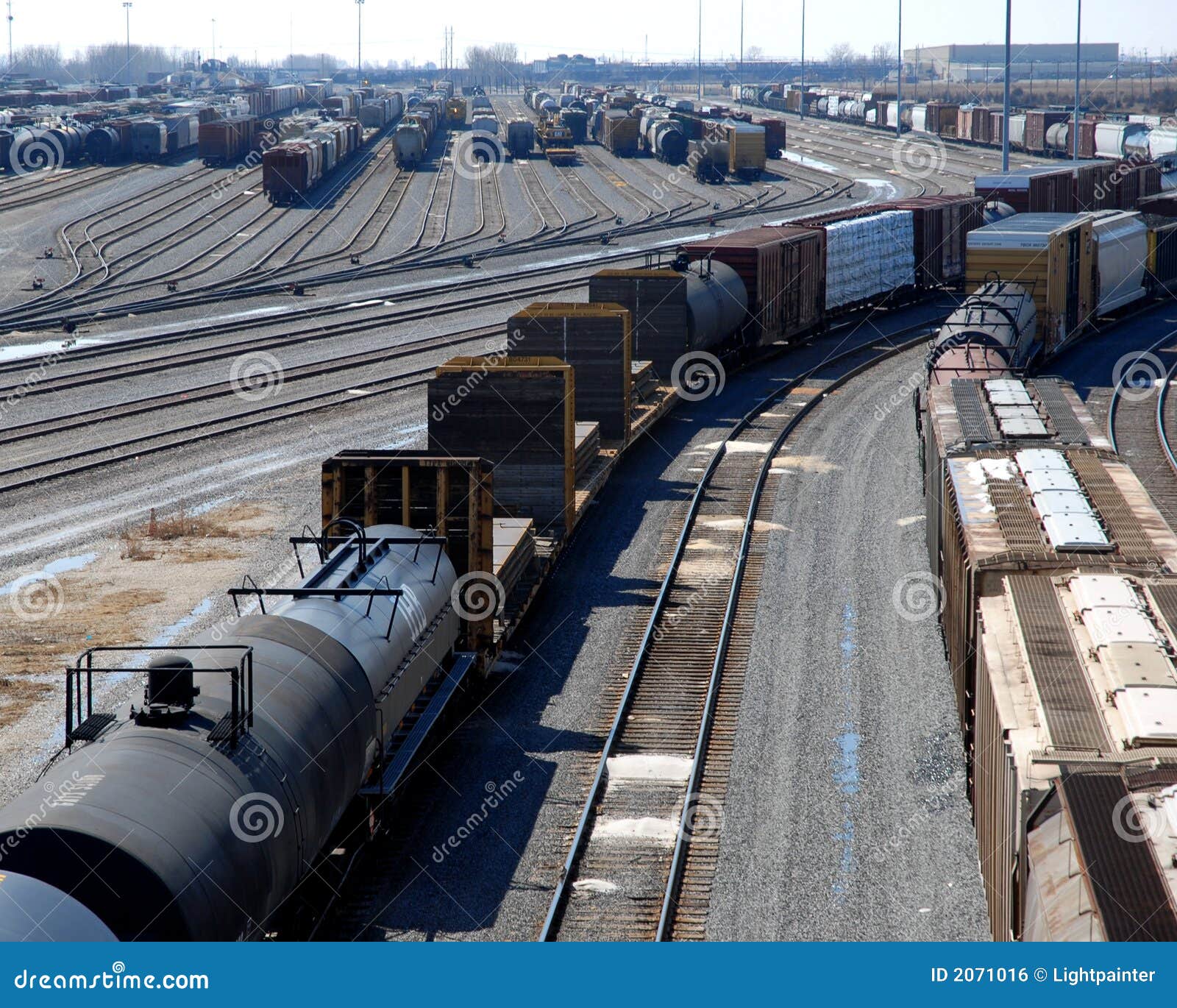 Rail yard stock photo. Image of grain, lumber, industry - 2071016