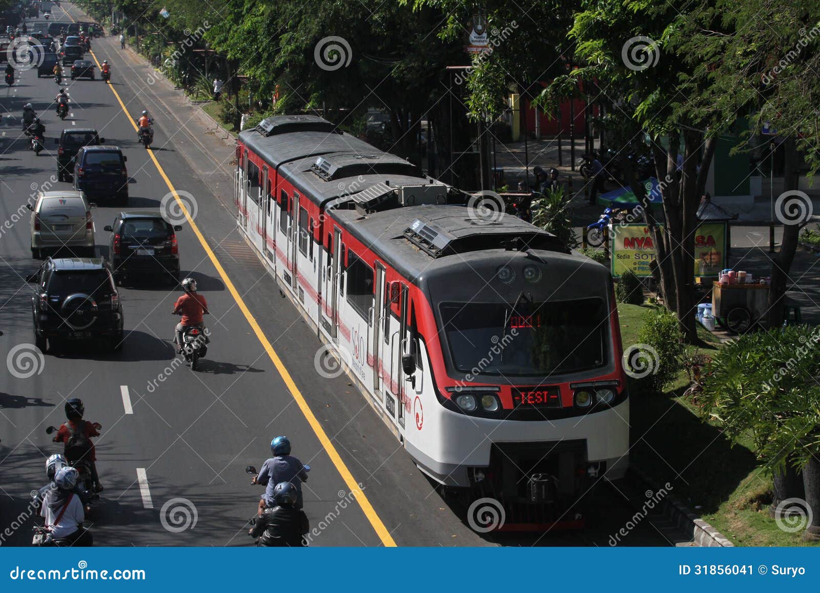 Railbus editorial photo. Image of solo, transport, java - 31856041