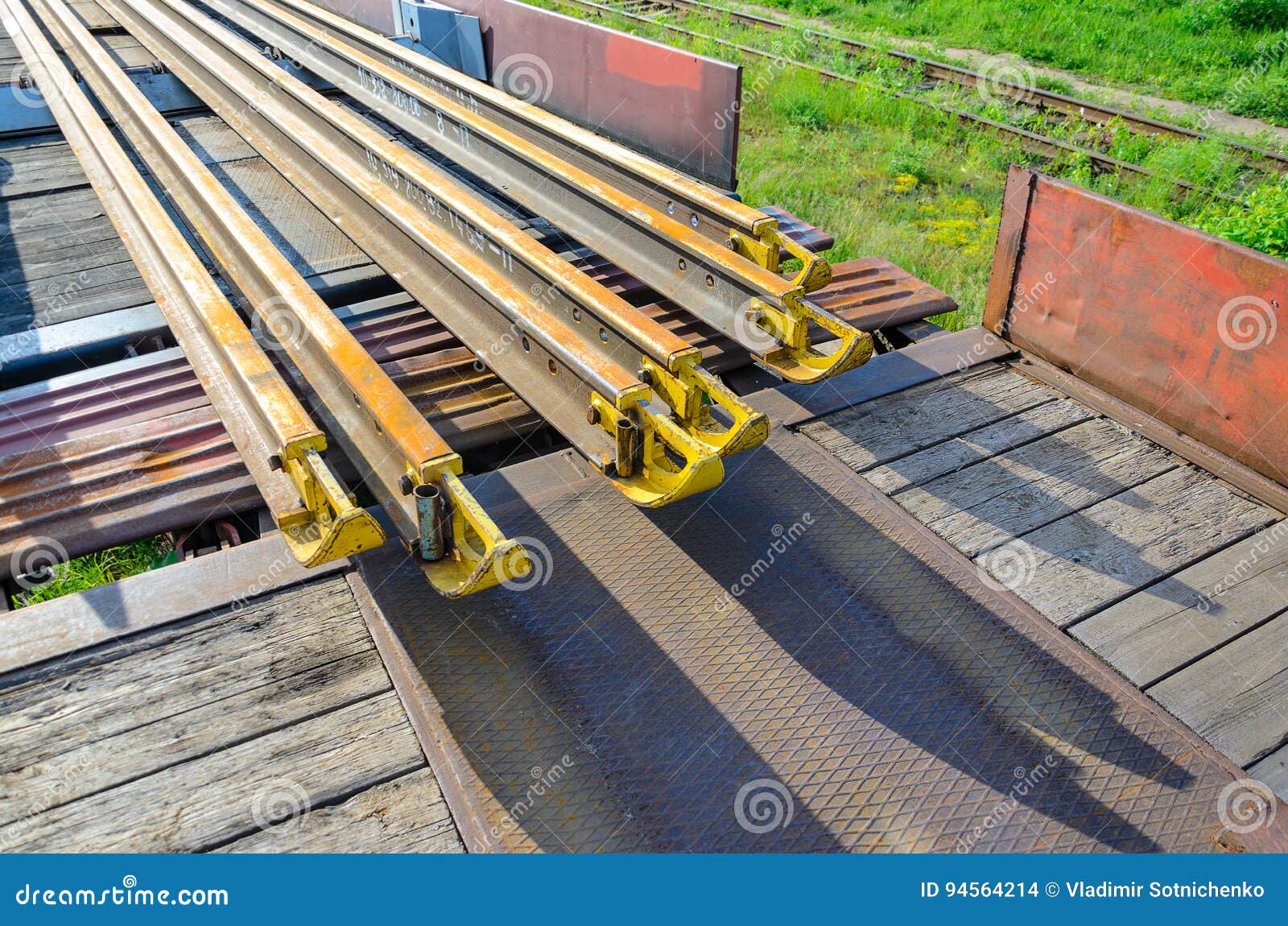 Railhead Elements. the Rail Lash Stock Photo - Image of special ...
