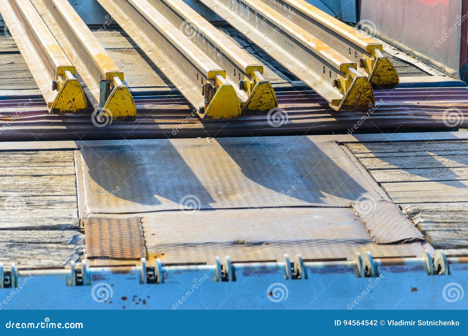 Railhead Elements. the Rail Lash Stock Photo - Image of moving ...