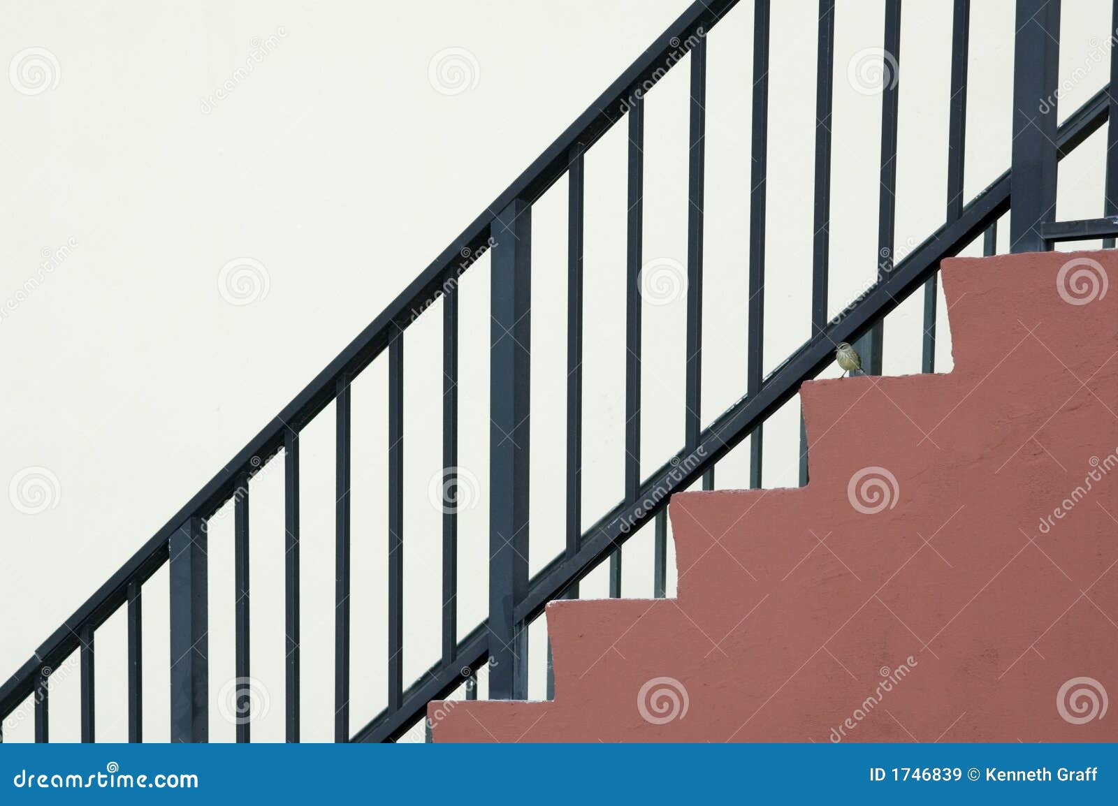 The railing stock image. Image of outdoor, contemporary - 1746839