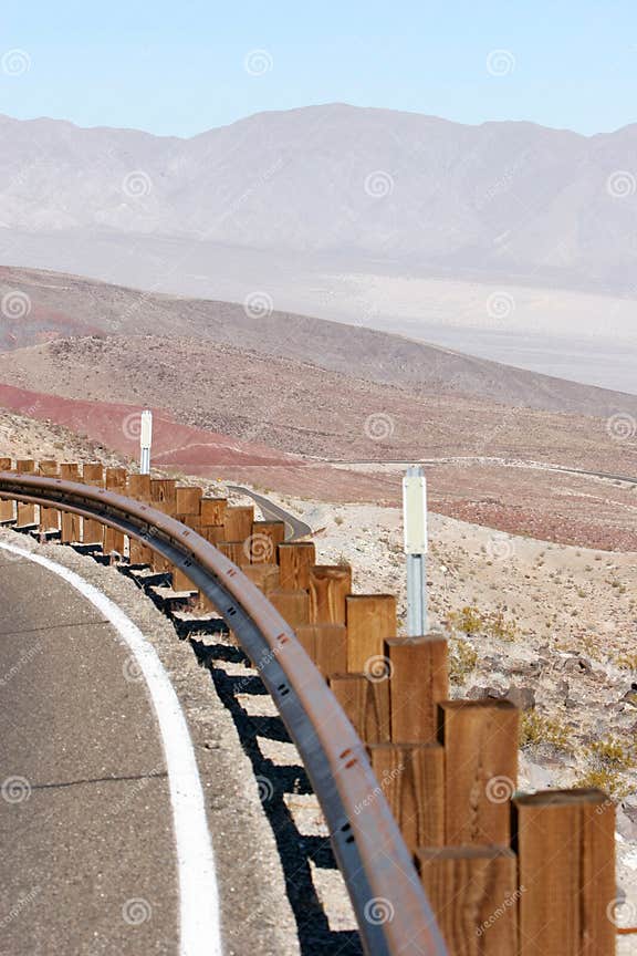 Railing on the road stock photo. Image of motorway, destination - 1907418