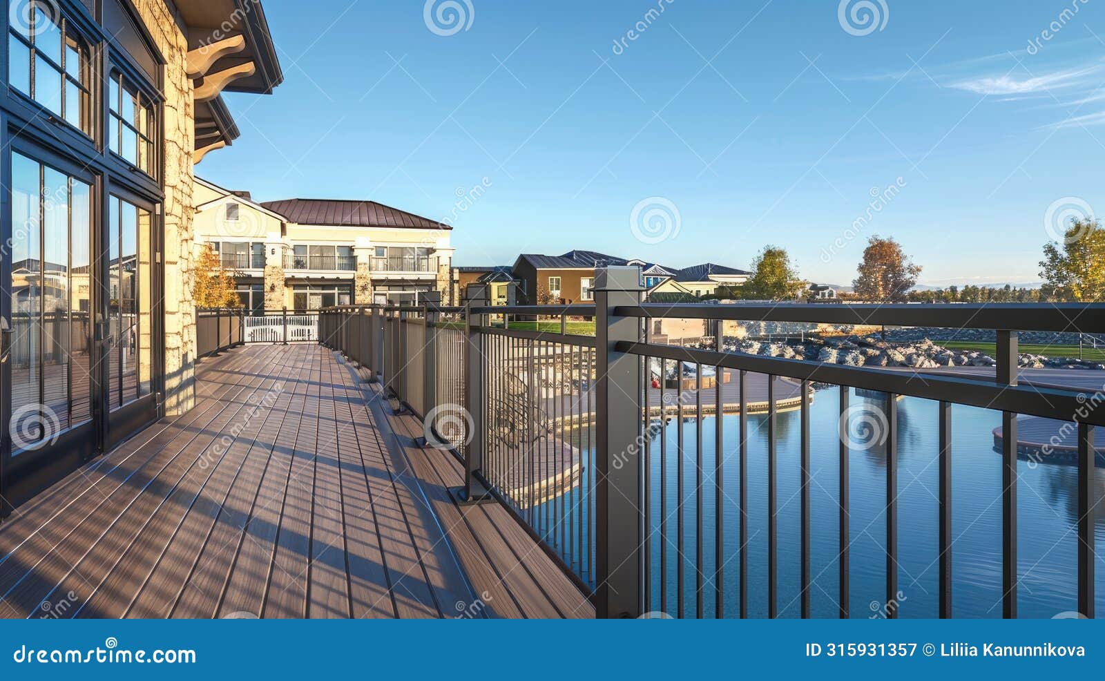 A Railing System, Emphasizing Its Functionality and Aesthetic Appeal in ...