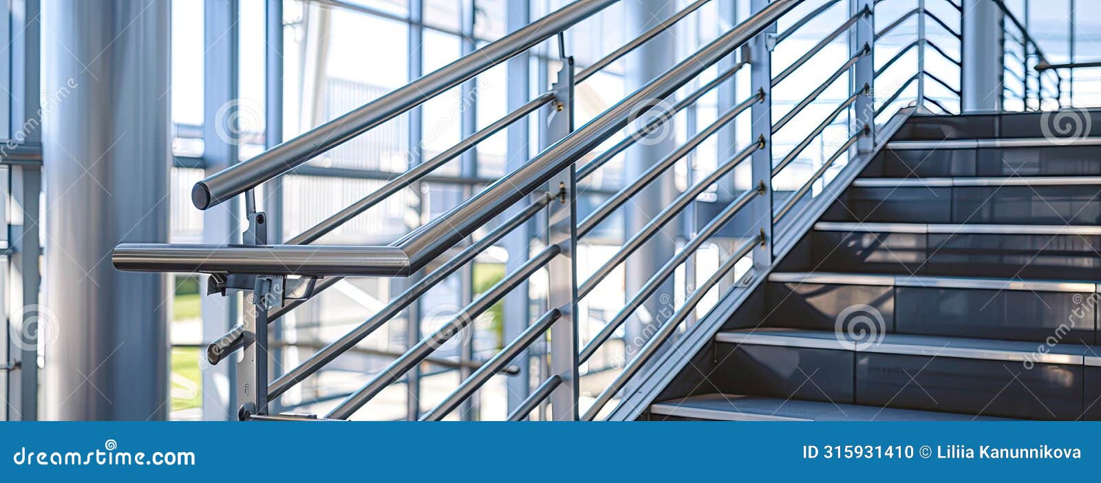 Railing System Of Panel Constructed Materials And Metal Bolts For ...