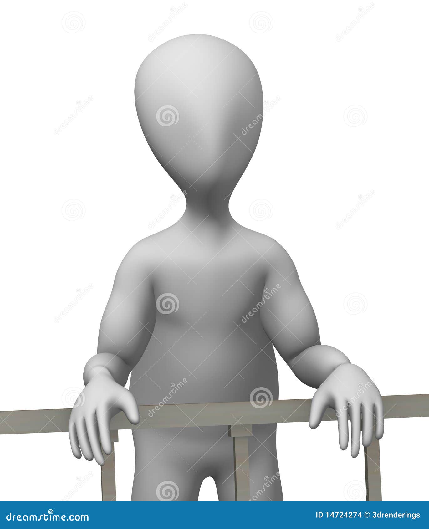 Railings stock illustration. Illustration of human, pose - 14724274