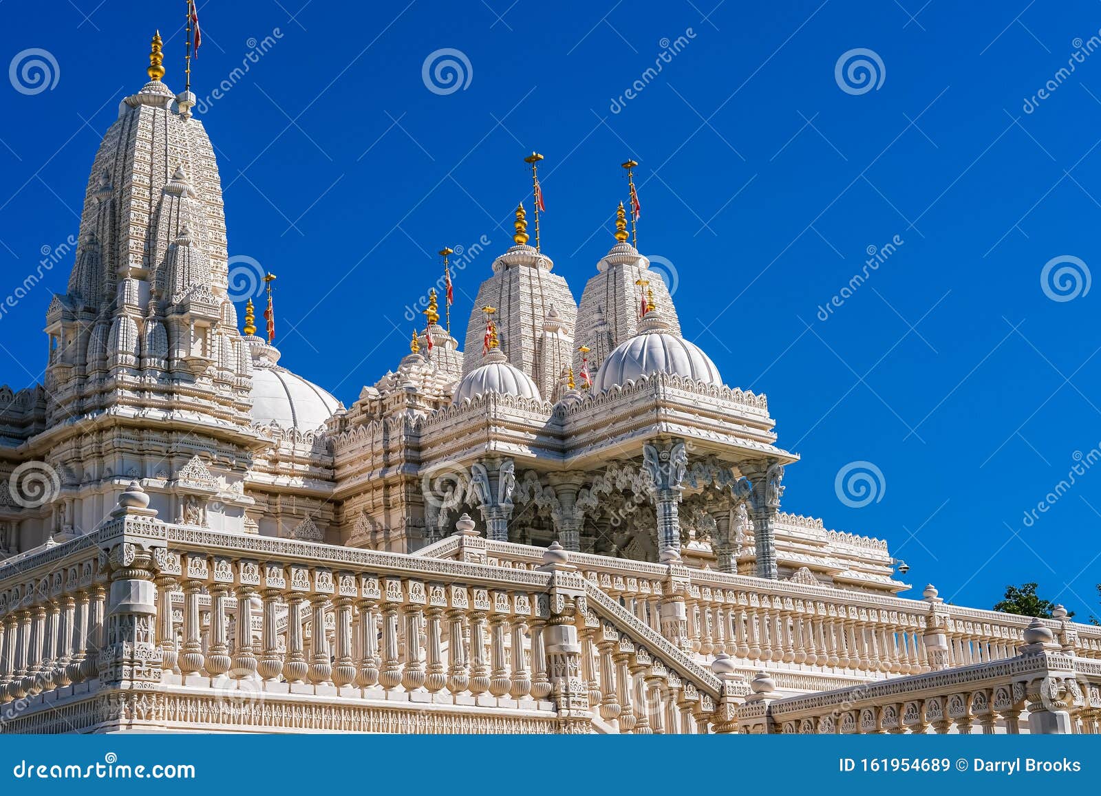 Railings on Hindu Mandir stock image. Image of religious - 161954689