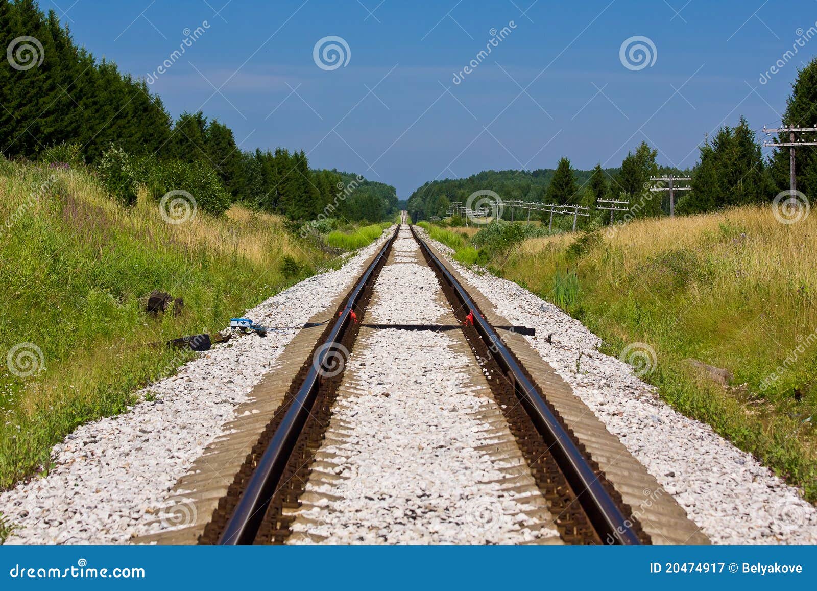 Railroad stock image. Image of transportation, track - 20474917