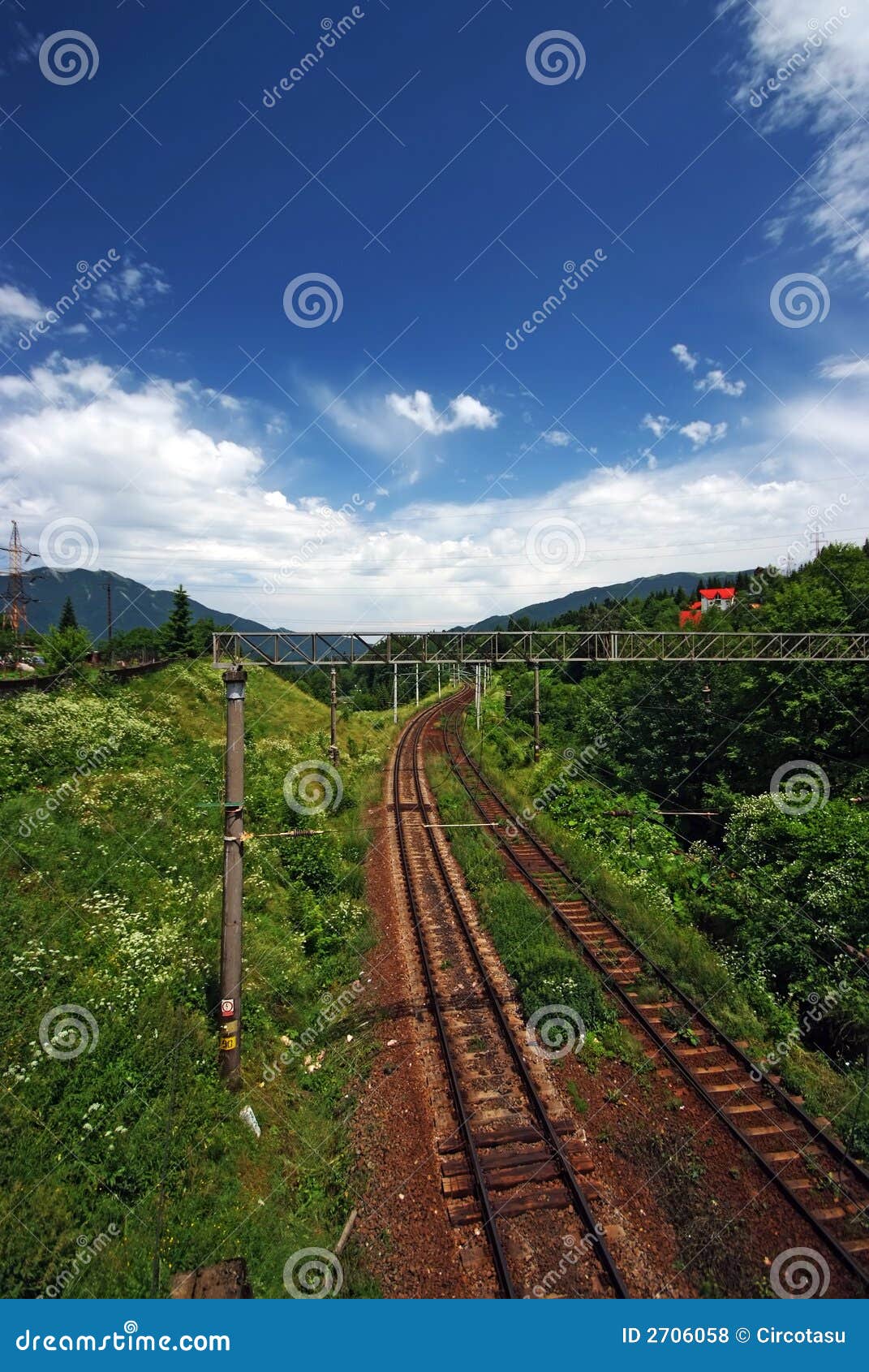 Railroad stock photo. Image of outdoor, train, station - 2706058