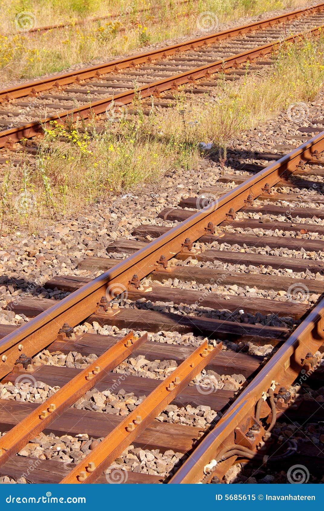 Railroad stock image. Image of steel, railways, road, iron - 5685615