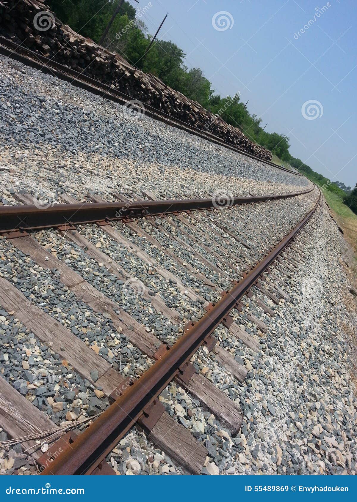 Angled Railroad Crossing Royalty-Free Stock Image | CartoonDealer.com ...