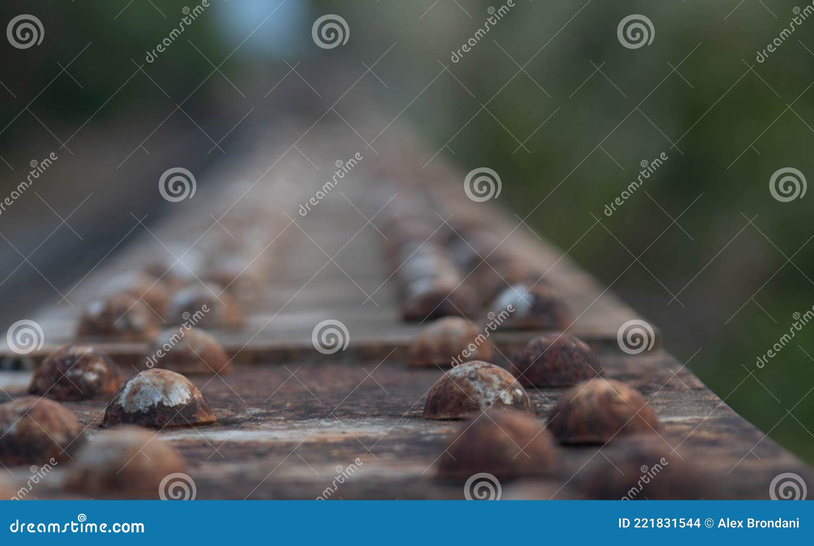 Railroad Bridge Metal Frame Rivets Stock Photo - Image of iron, gray ...