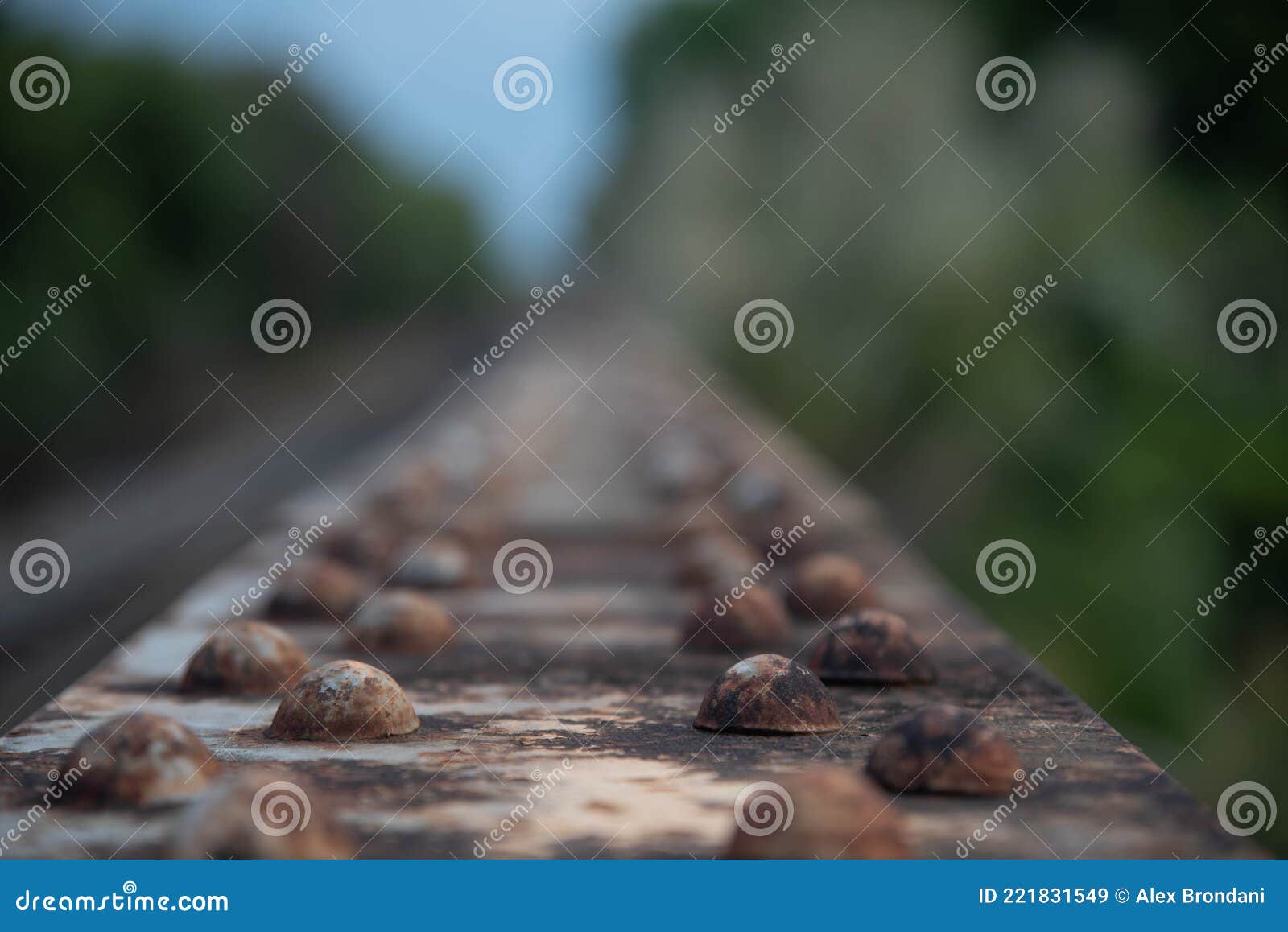Railroad Bridge Metal Frame Rivets Stock Image - Image of industry ...