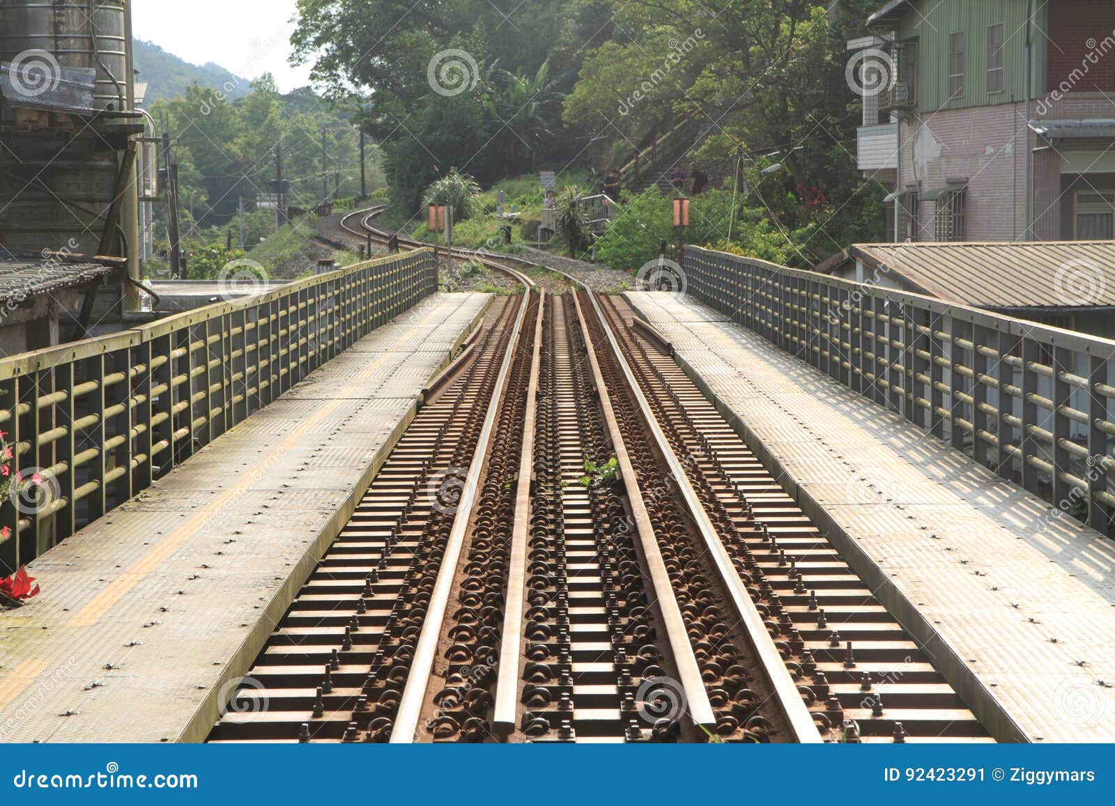 Railroad Bridge on Pingxi Line in Pingxi, Taiwan, ROC Stock Image ...