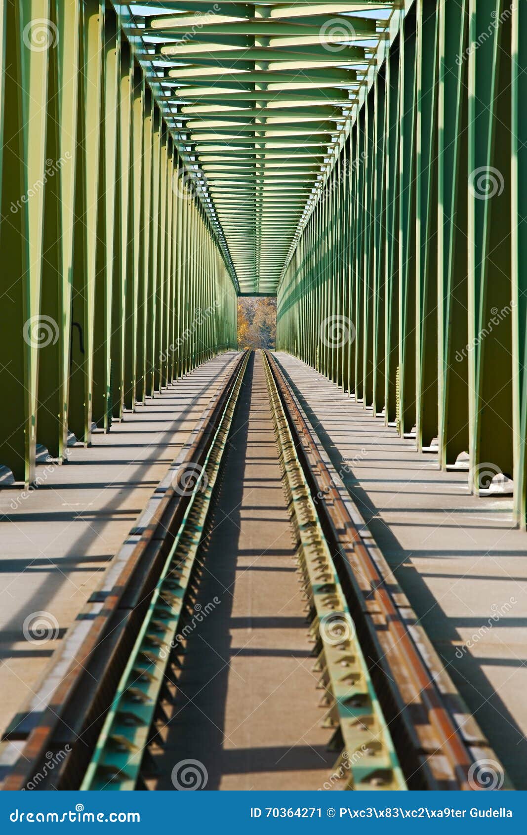 Railroad Bridge stock image. Image of architecture, railway - 70364271