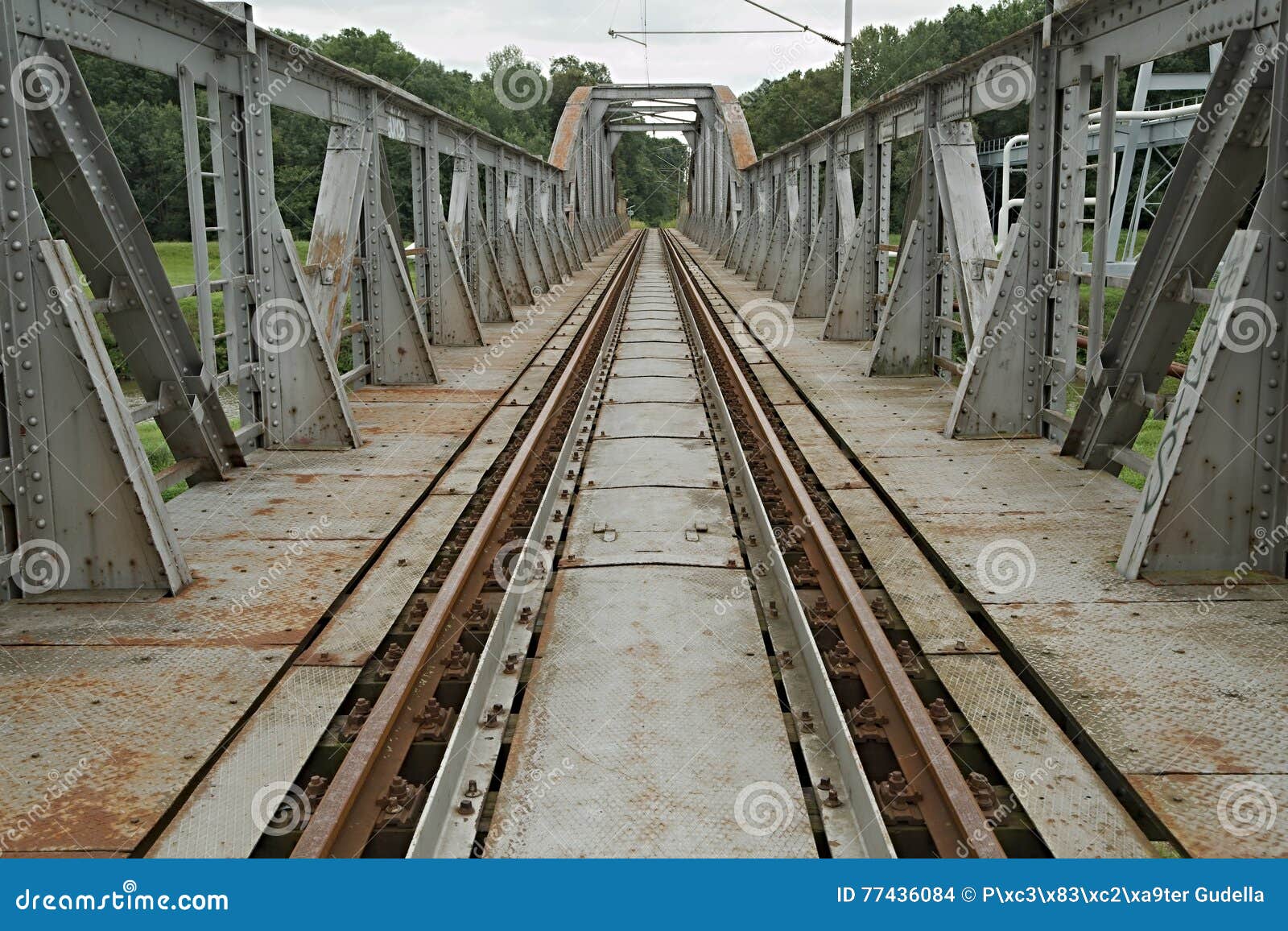 Railroad Bridge stock photo. Image of journey, bridge - 77436084