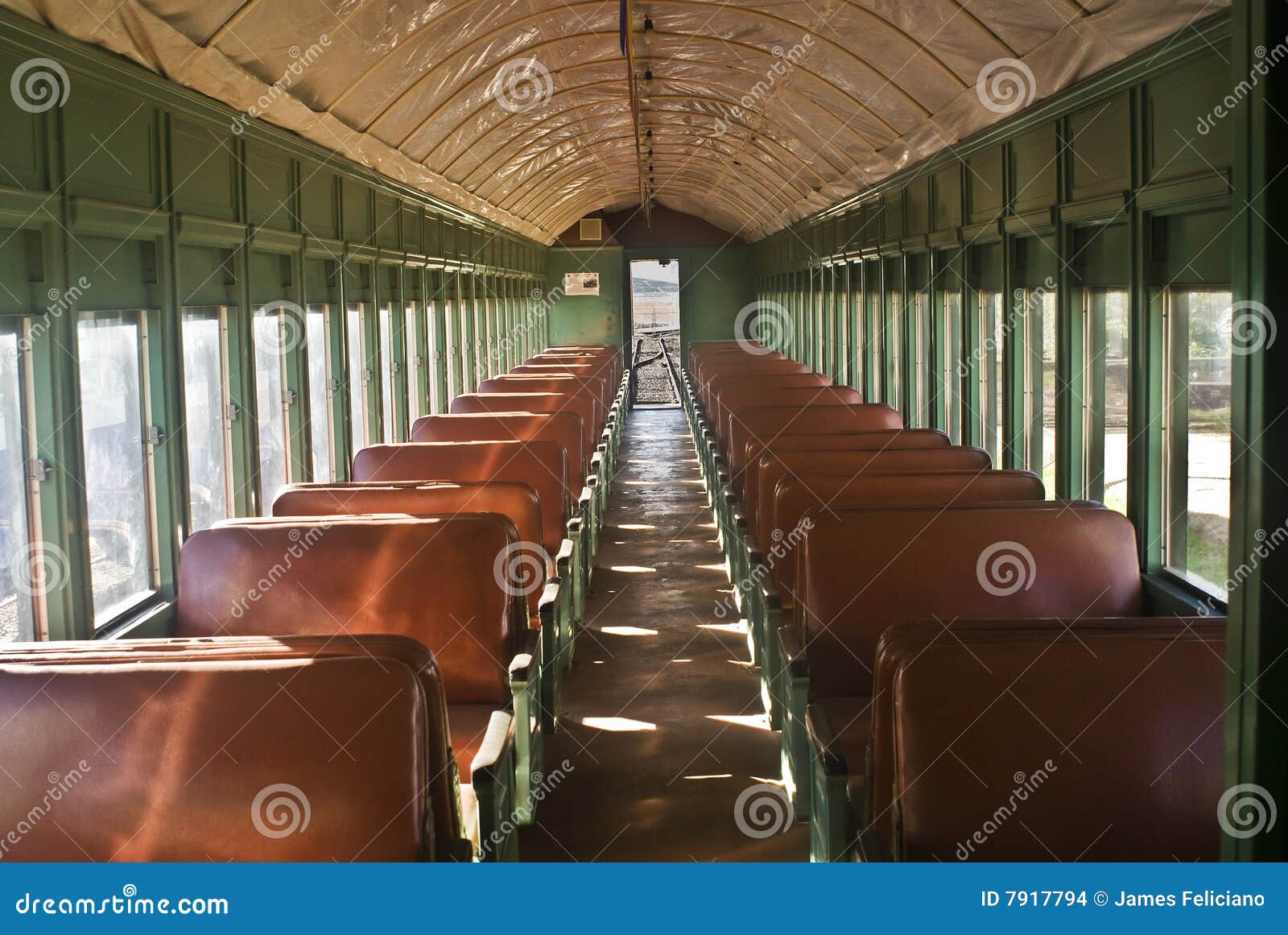 Railroad Car Interior stock photo. Image of seats, pullman - 7917794