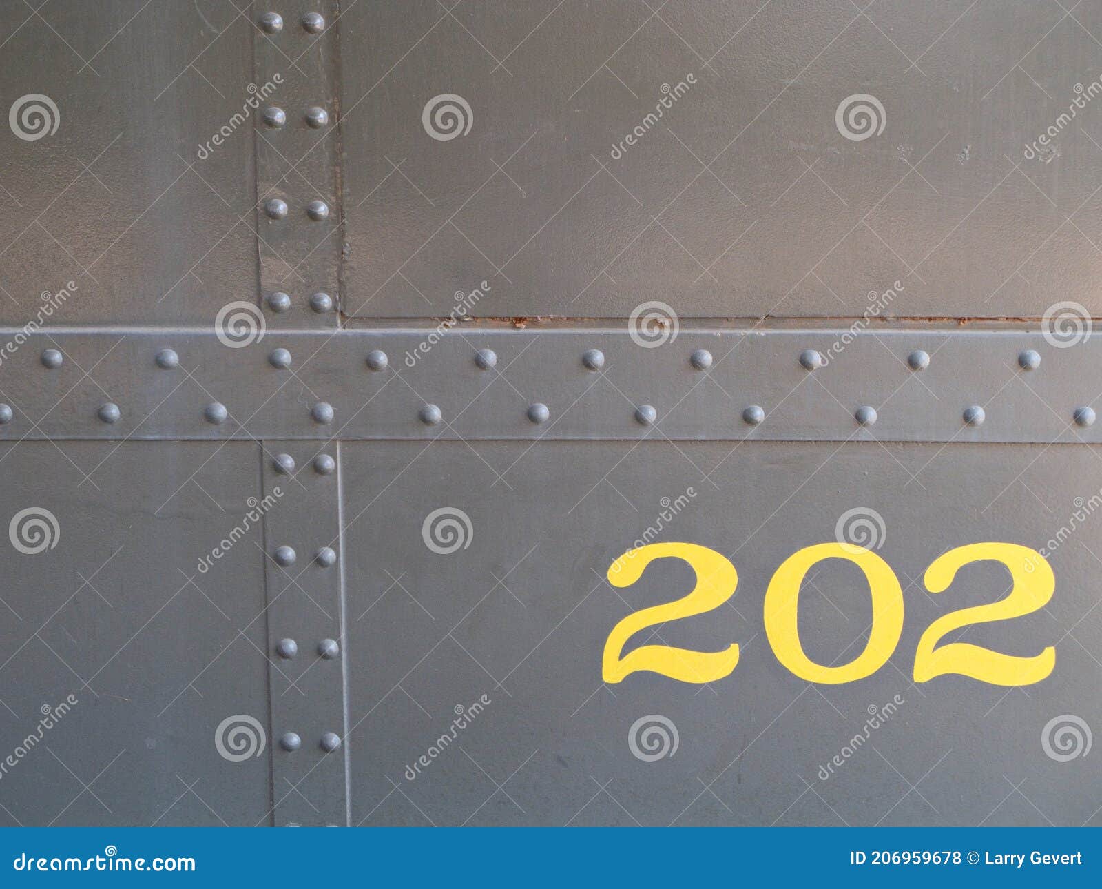 Railroad car number 202 stock photo. Image of hitch - 206959678