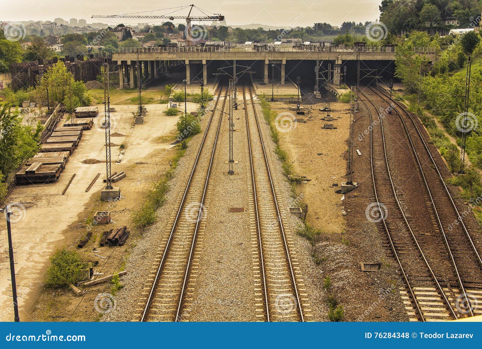 Parallel Rail Lines Royalty-Free Stock Image | CartoonDealer.com #23564962