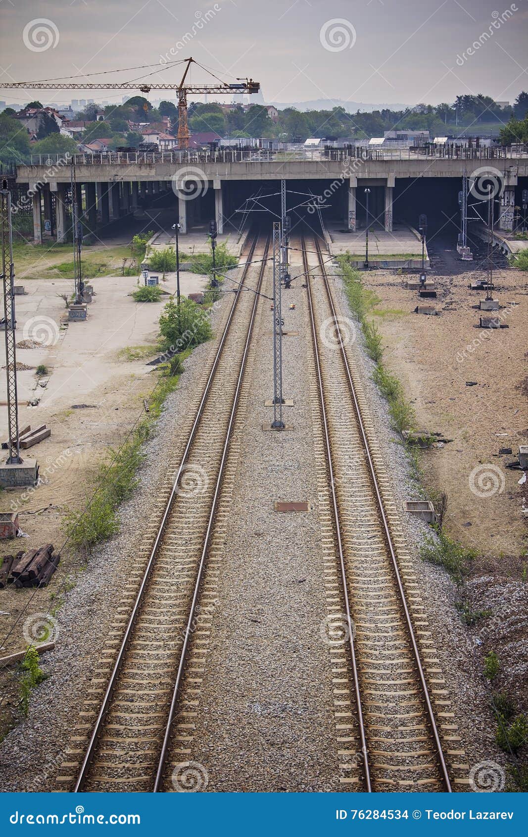 Parallel Rail Lines Royalty-Free Stock Image | CartoonDealer.com #23564962