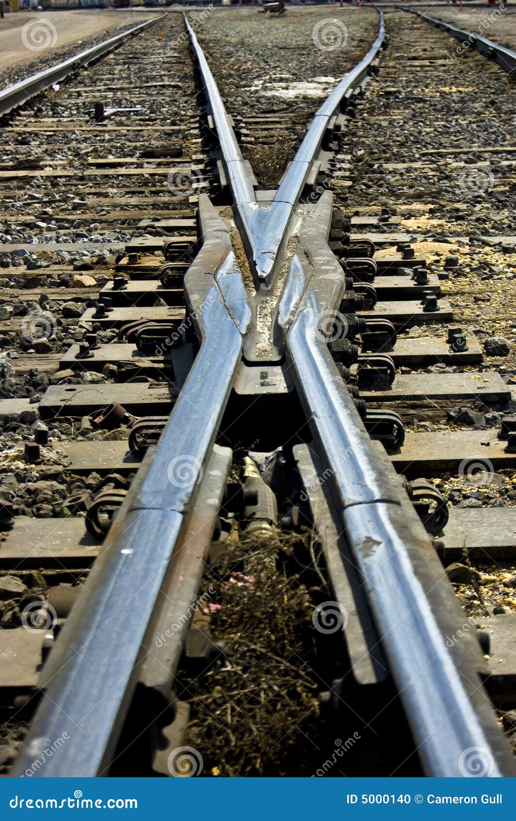 Railroad Crossing stock photo. Image of direction, junction - 5000140
