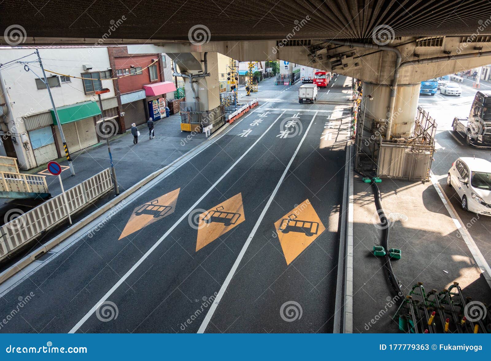 Railroad Crossing, Kawasaki Japan Editorial Stock Photo - Image of ...