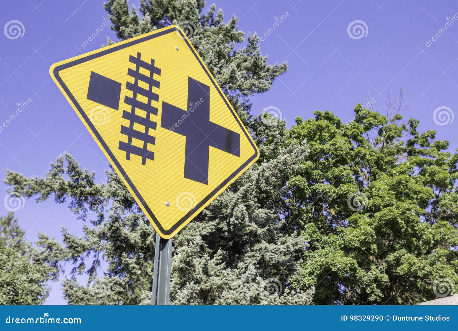 Railroad Crossing stock photo. Image of beware, railway - 98329290