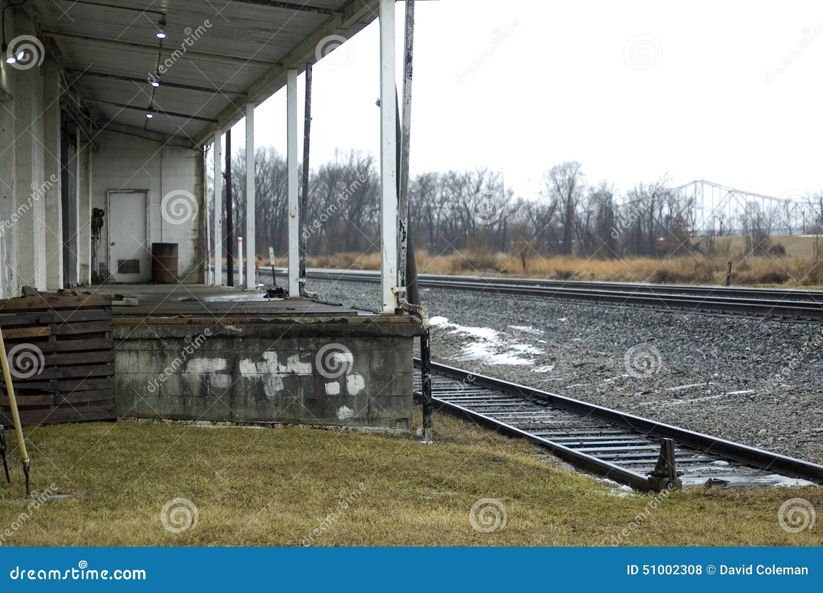 Railroad dock stock photo. Image of business, cargo, industry - 51002308
