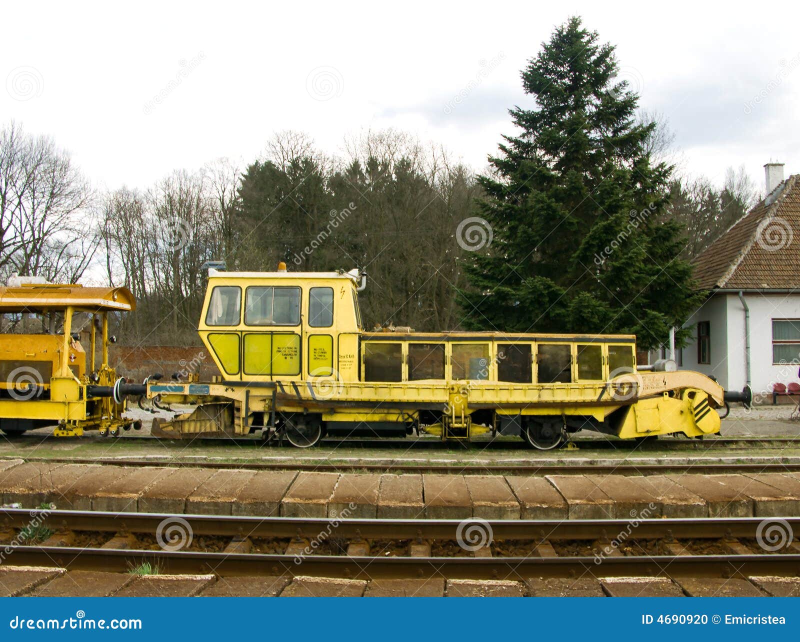 Railroad engine stock photo. Image of diesel, rail, station - 4690920