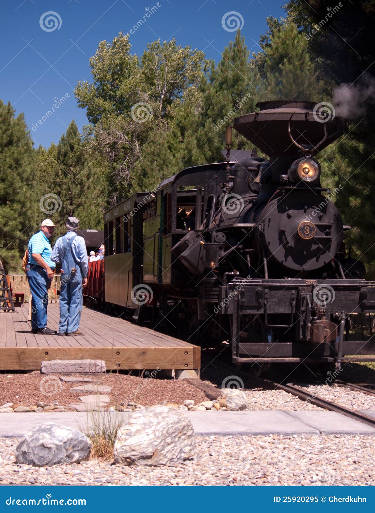 Railroad Engineer and Train Editorial Image - Image of powered, train ...